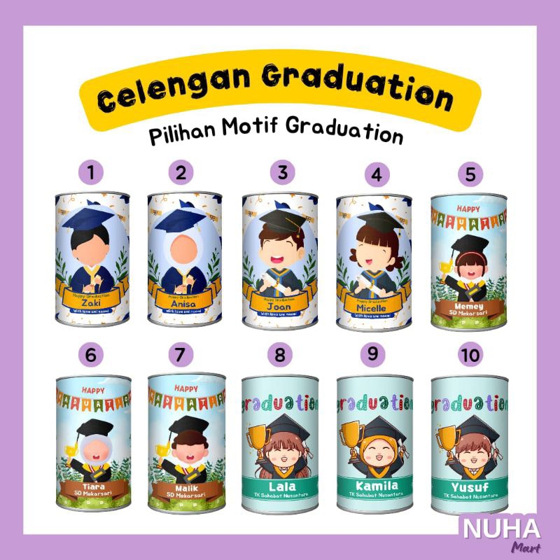 Custom Graduation Piggy Bank Name Graduation Souvenir Hampers School ...