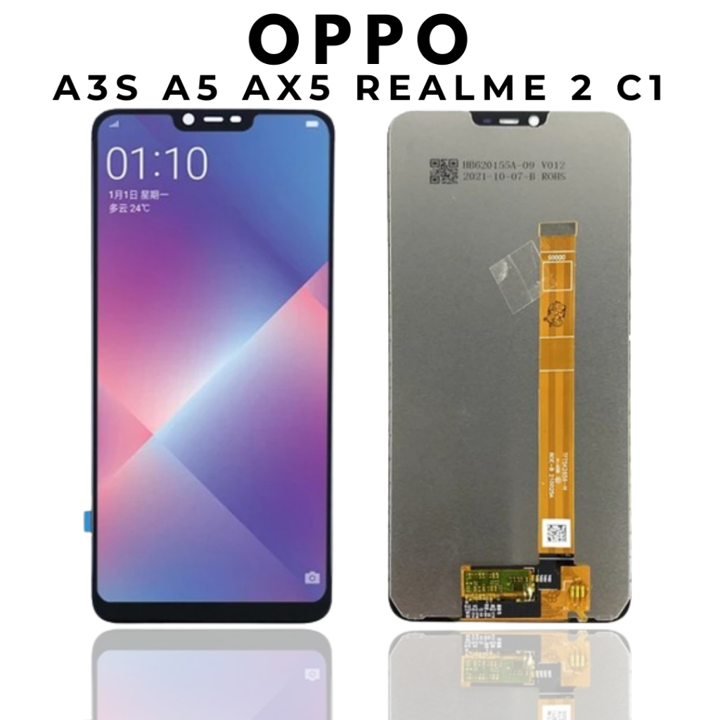 Live [ORIGINAL] LCD OPPO A3S A5 AX5 RC1 R2 FULLSET TOUCHSCREEN Official ...