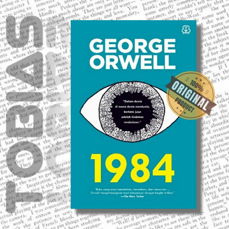 Novel 1984 GEORGE ORWELL ORIGINAL - BOOK ORI BENTANG NEW COVER ...