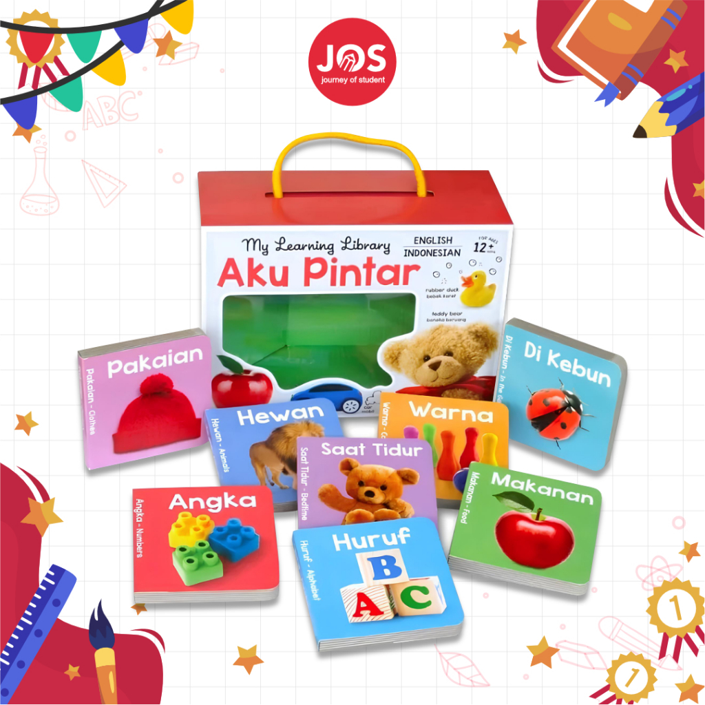 Children's Book My Learning Library I'M SMART (1 box contains 8 Board ...