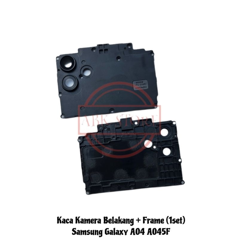 Camera Lens/Rear Camera Glass+Frame (1set) Samsung A04 A045F | Shopee ...