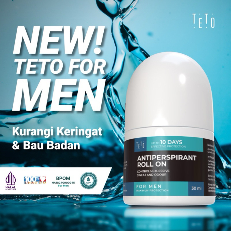 Teto Anti Perspirant Roll On for Men 30ml | Shopee Malaysia
