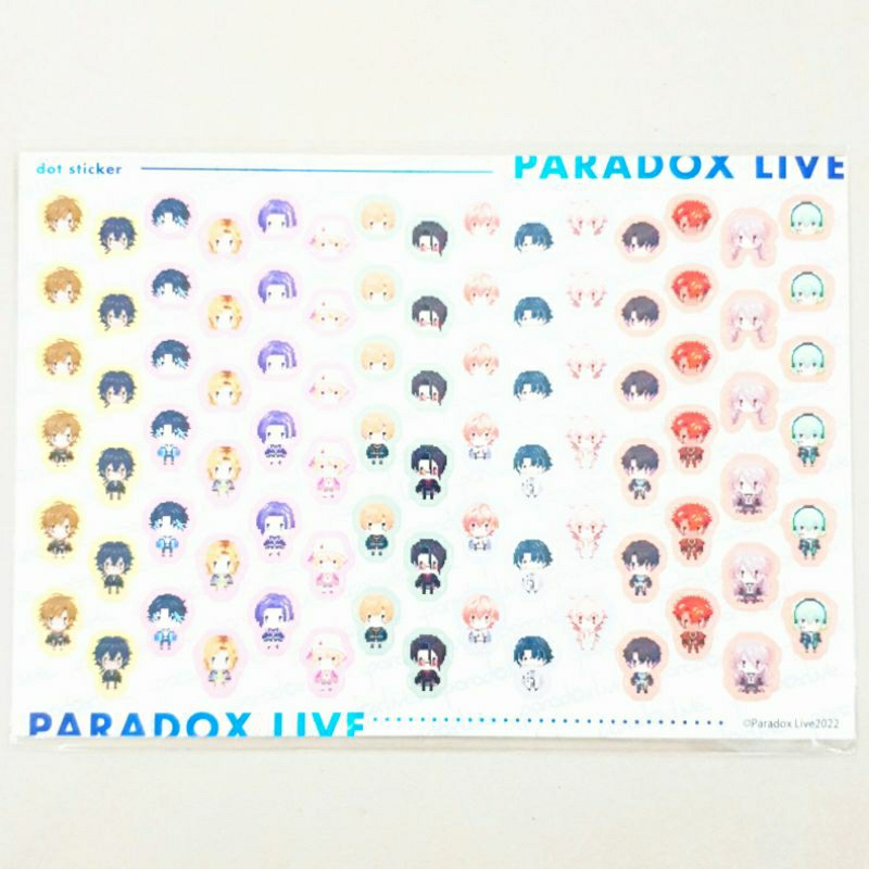 Paradox Live Dot Sticker Ver 2 (Review, Visty, Amprule, 1Nm8, Goku Luck ...
