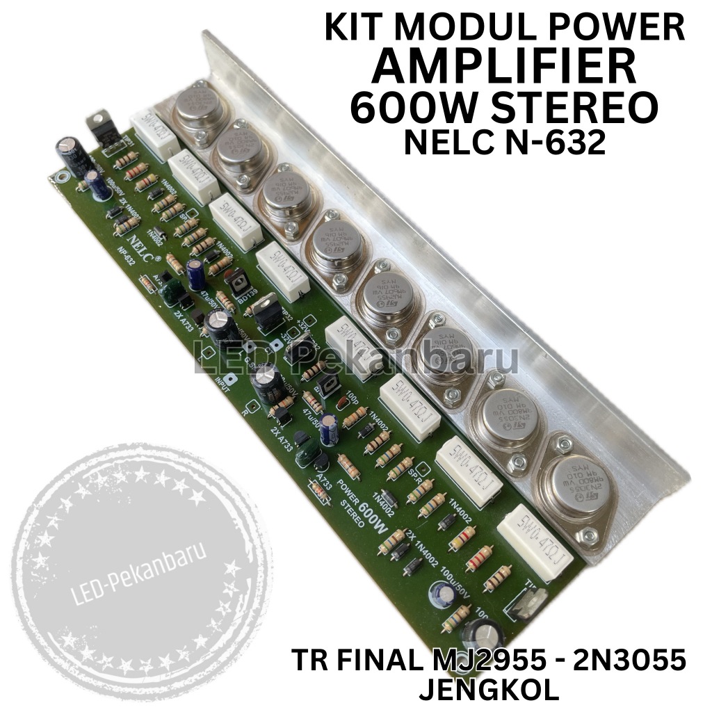Audio KIT POWER AMPLIFIER Module 600W STEREO Amp Assembled TR FINAL ...