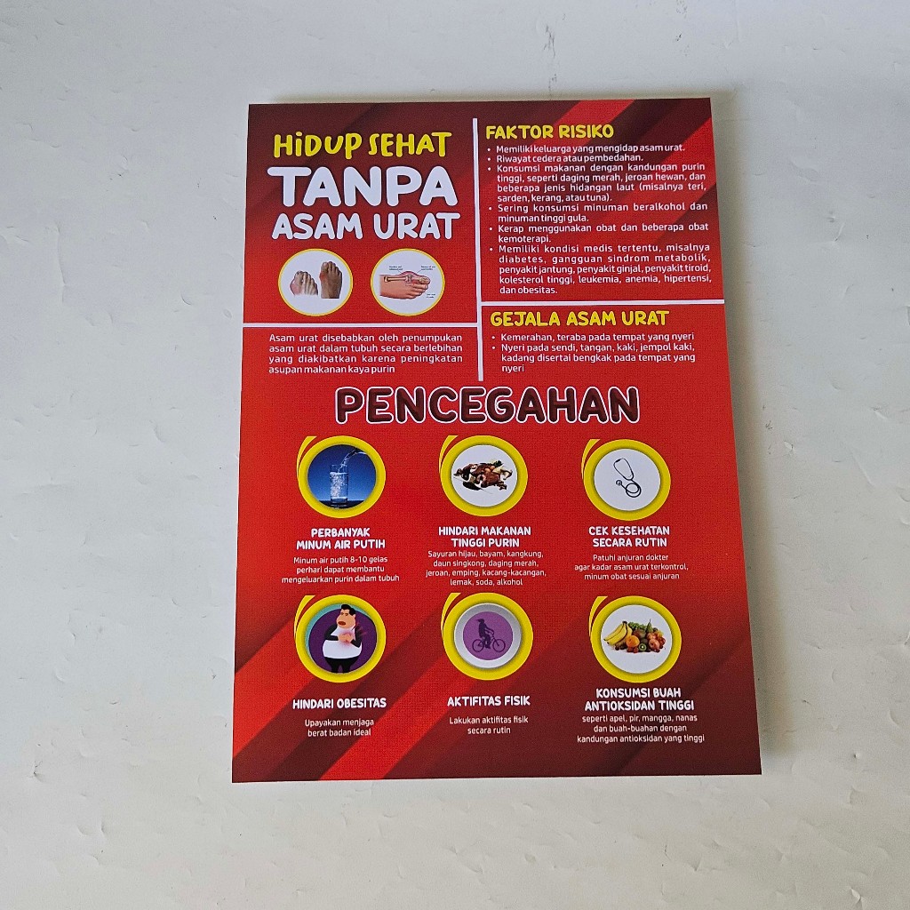 Health posters, healthy without gout, gout posters, gout disease ...