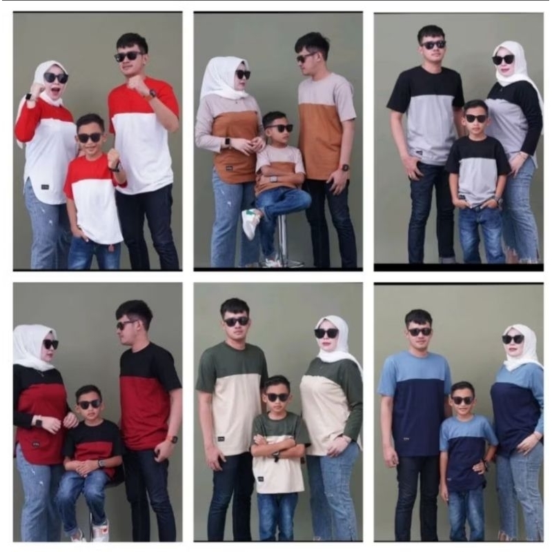 Six diary family couple T-shirts (sold separately / sold per piece ...