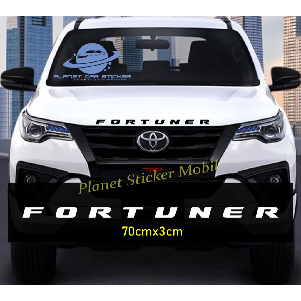 New concept fortuner sticker toyota fortuner car hood sticker 70cm ...