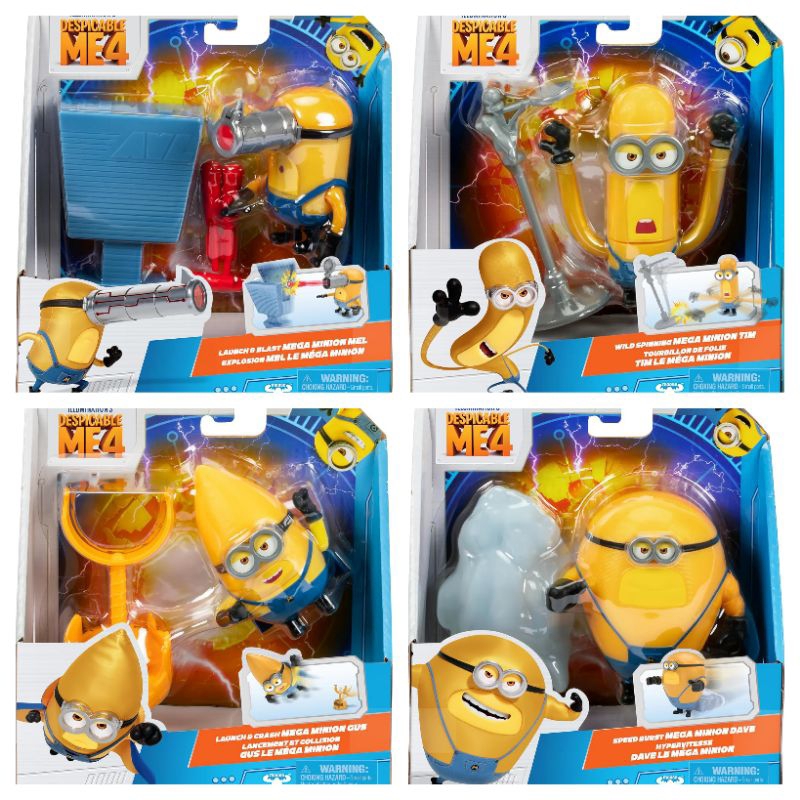 Minions despicable me 4 launch and blast Mega mail original action ...