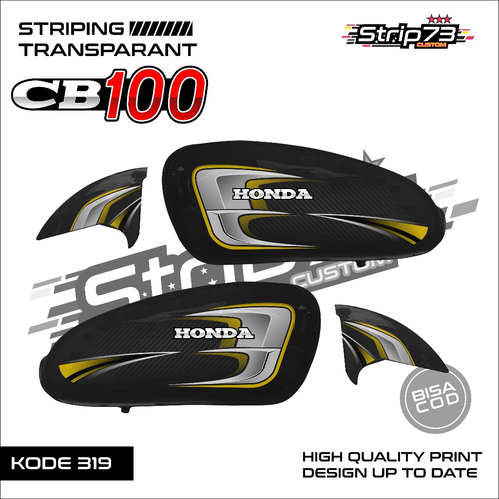 319 Transparent STRIPING CB 100 - Transparent STRIPING CB 100 PREMIUM ...