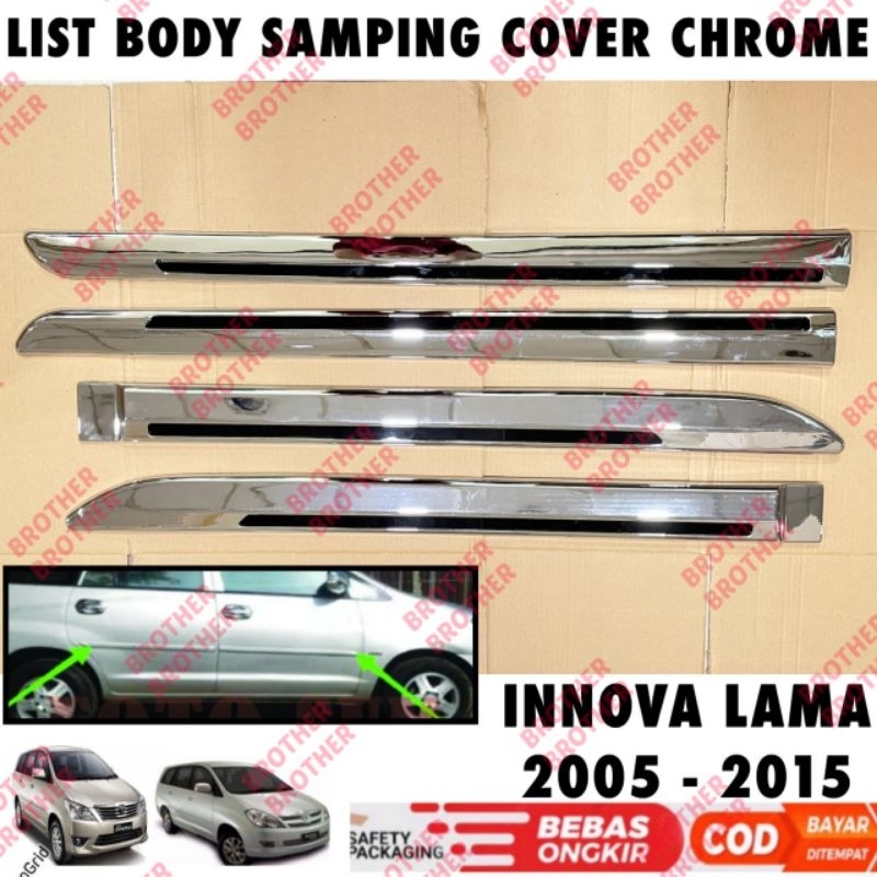 List of Old Innova Side Bodys 2005 2011 2013 2015 Cover - Chrome ...