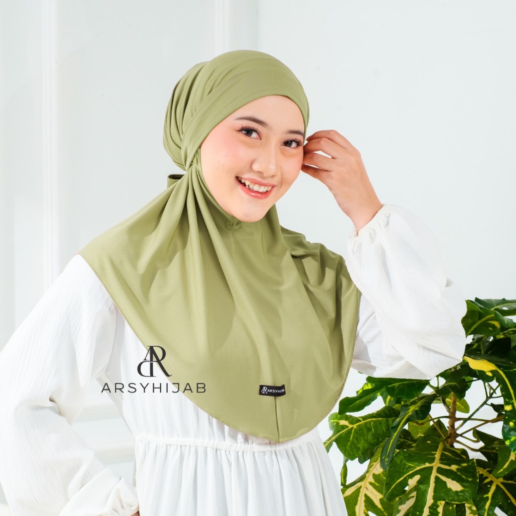 Bergo Tali Instant French Malay Daily/Instant Hijab malaysia Jersey ...