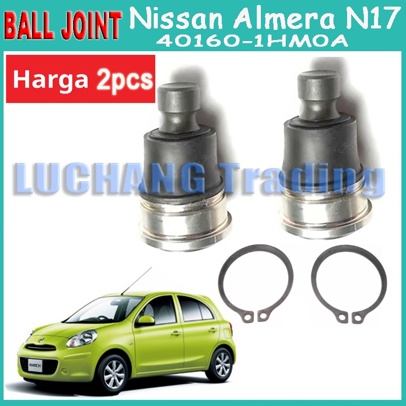 (2pcs) Nissan Almera N17 March K13 ball joint lower arm ball joint | Shopee Malaysia