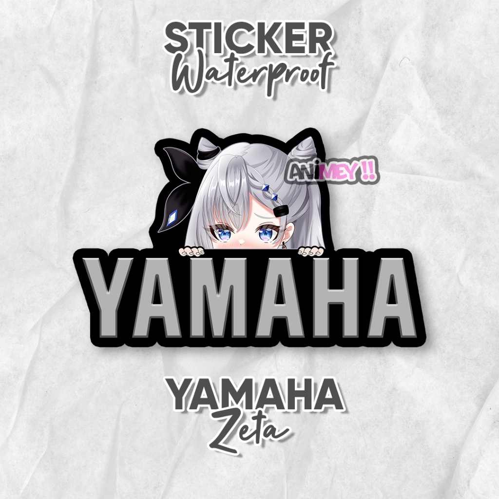 Vestia Zeta Logo Yamaha Sticker/Waterproof Anime Sticker | Shopee Malaysia