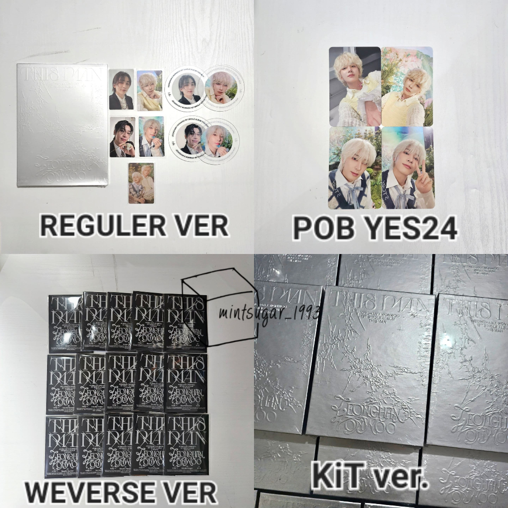 Seventeen (JEONGHAN X WONWOO) - Single Album'This MAN' [REGULAR/PHOTOBOPOK VER | Kit/kihno VER ...