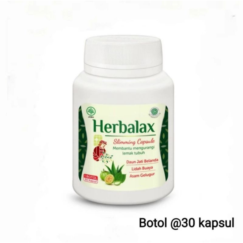 Herbalax Slimming Capsule Reduces Body Fat Bottle Contains 30 Capsules ...