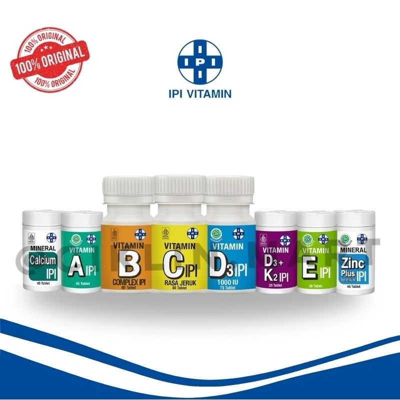 Vitamin IPI All Variants A/B Complex/C/D3 1000IU/D3+K2/E /Calcium/Zinc ...