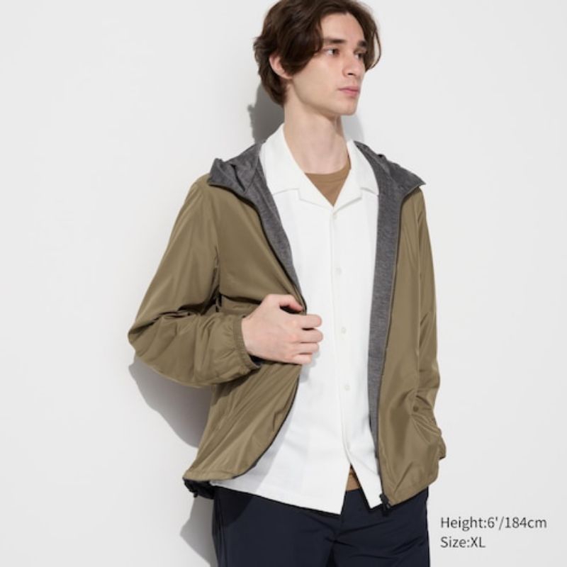 Uniqlo Reversible Parka Jacket Water Repellent Original (Unit) | Shopee ...