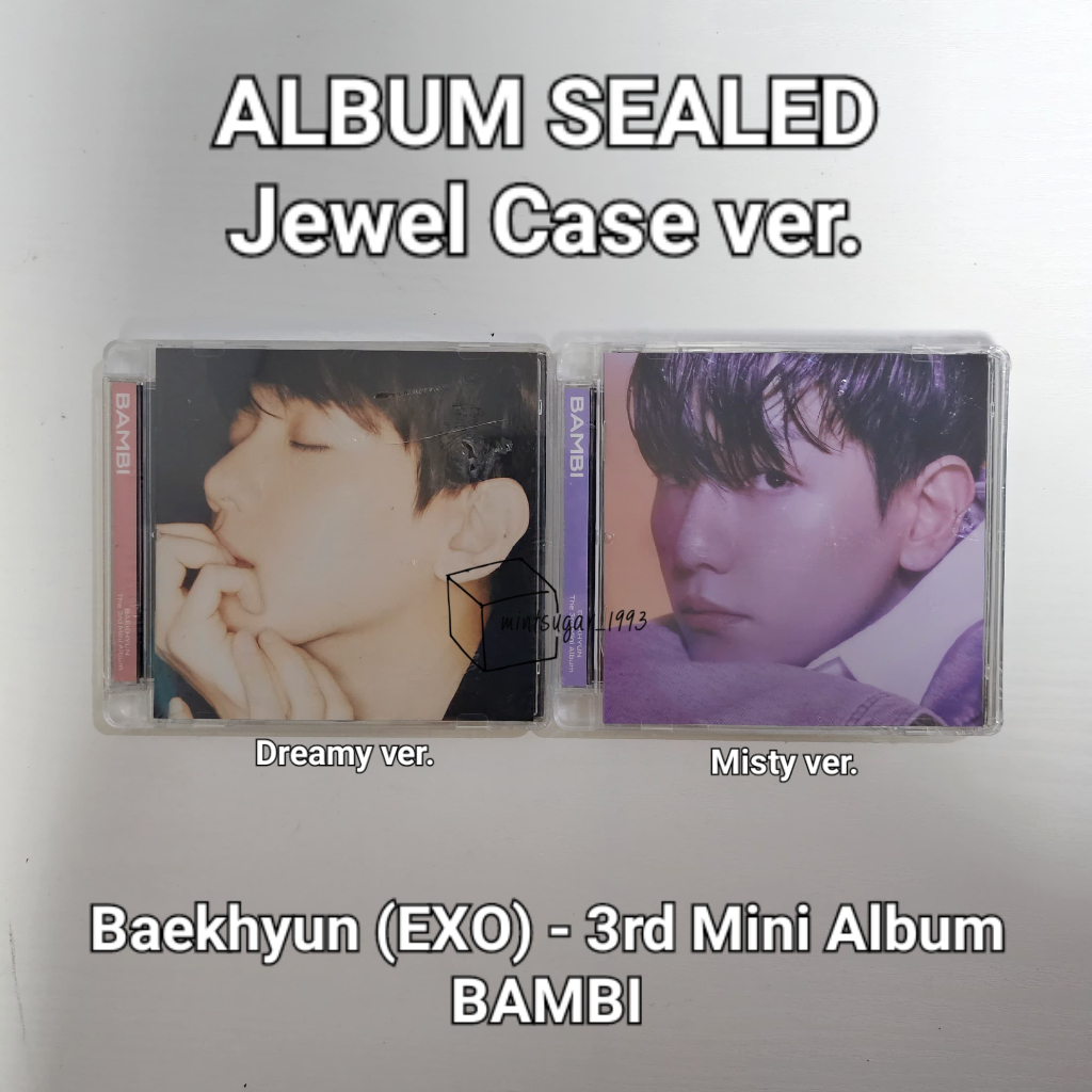 Baek HYUN - Mini Album Vol.3 [ Bambi ] ( Jewel Case Ver. ) [ Dreamy ver / MISTY ver ] ( Byun ...