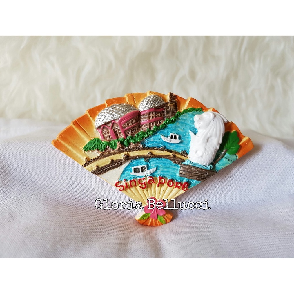 Original souvenir singapore Overseas Refrigerator magnet Patch merlion ...