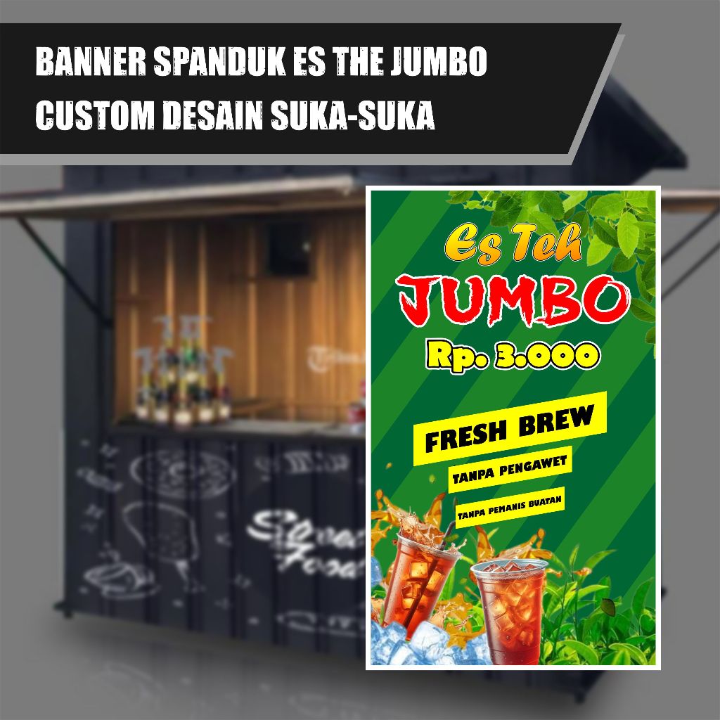 Jumbo Iced Tea Banner Jumbo Iced Tea Banner | Shopee Malaysia