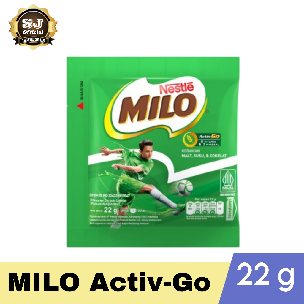 Milo Sachet 22gr - Milo ACTIV-GO - MALT Chocolate Powder Milk (Price ...