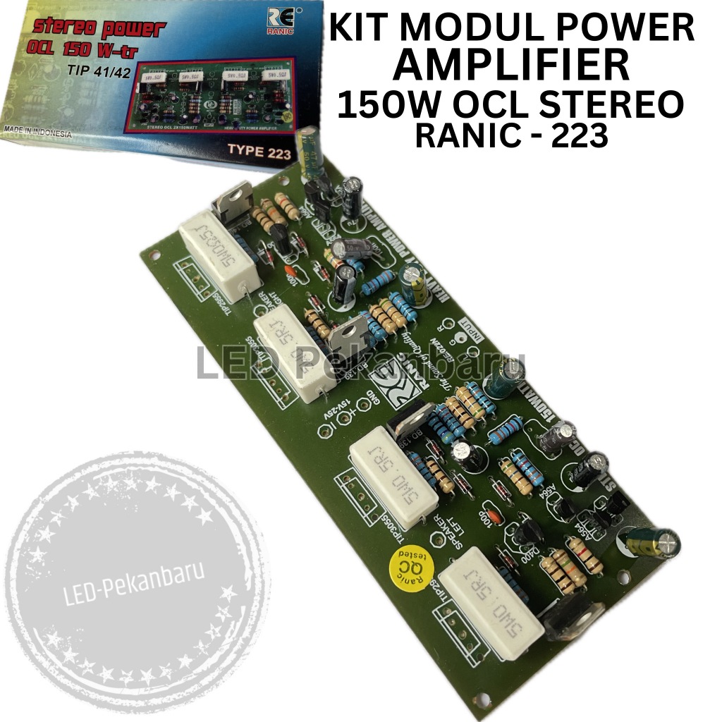 Audio KIT DRIVER Module POWER AMPLIFIER OCL 300W STEREO 2x150w ...