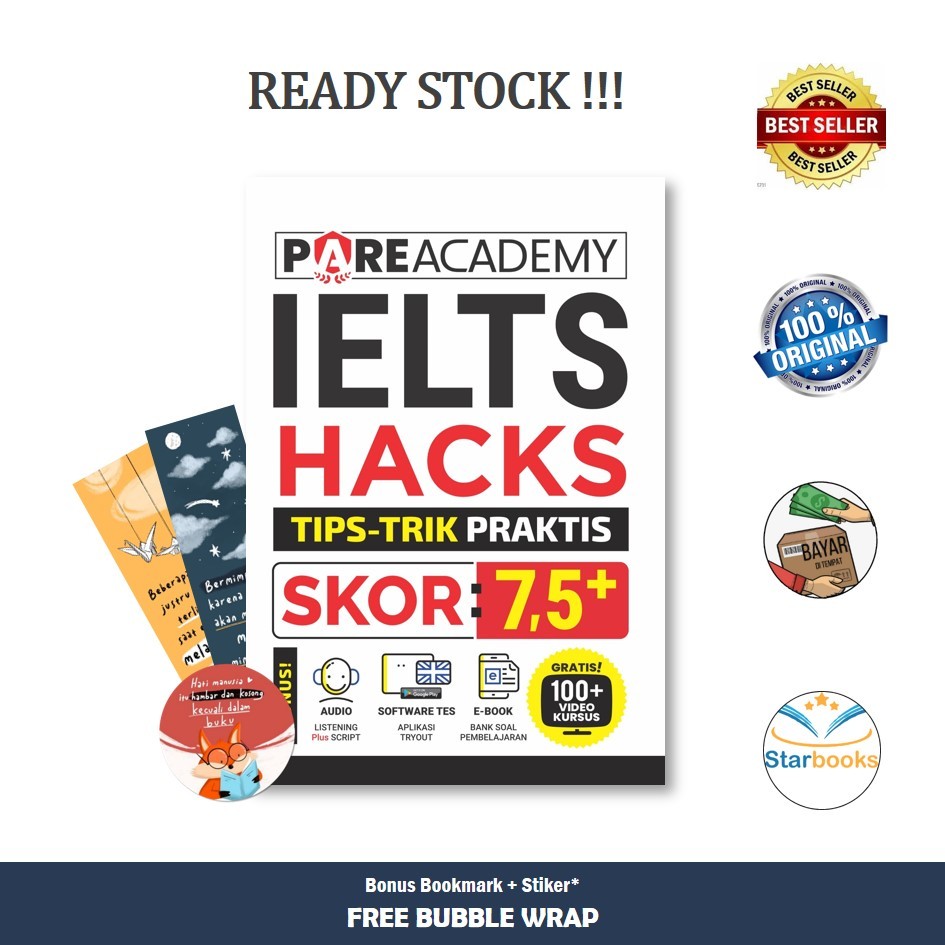 Pare Academy IELTS Hacks Book: Practical Tips for Scores 7,5 ...
