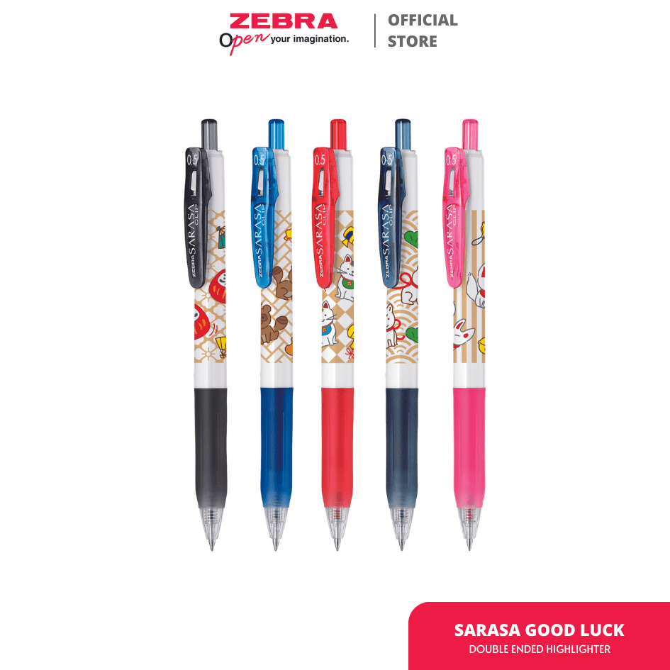 Zebra Sarasa Gel Pen 0.5mm Goodluck Series - Unit And 5. Contents | Shopee Malaysia