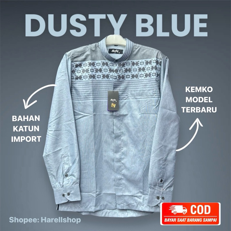 Kemko Harley man original SOFT dusty BLUE / dusty BLUE electric BLUE ...