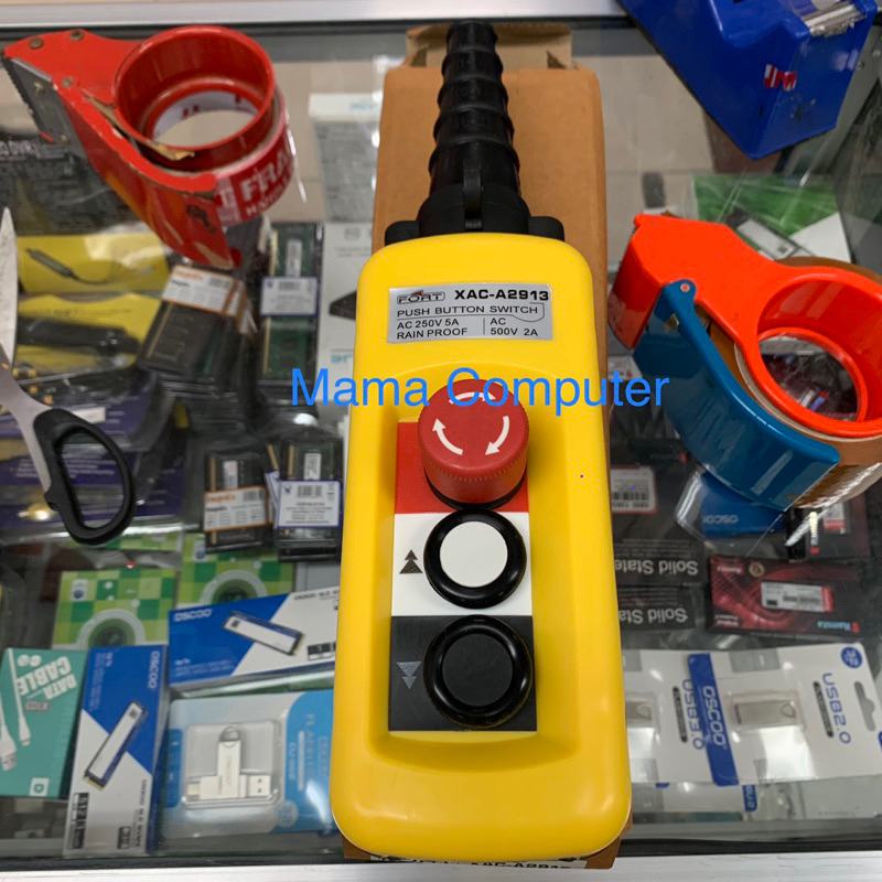 TOMBOL Double Speed Hoist Push Button XAC-A2913 2 Buttons With ...