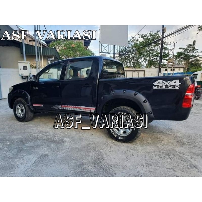 Over FENDER OVERFENDER HILUX VIGO 2008 - 2015 DOUBLE CABIN model BAUD ...