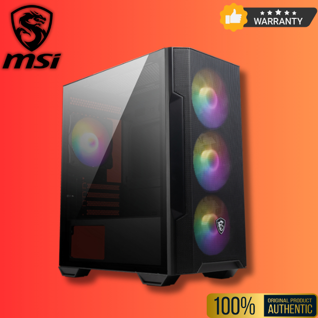 Pc CASE MSI MAG FORGE M100R GAMING PC CASE mATX/ITX | Shopee Malaysia