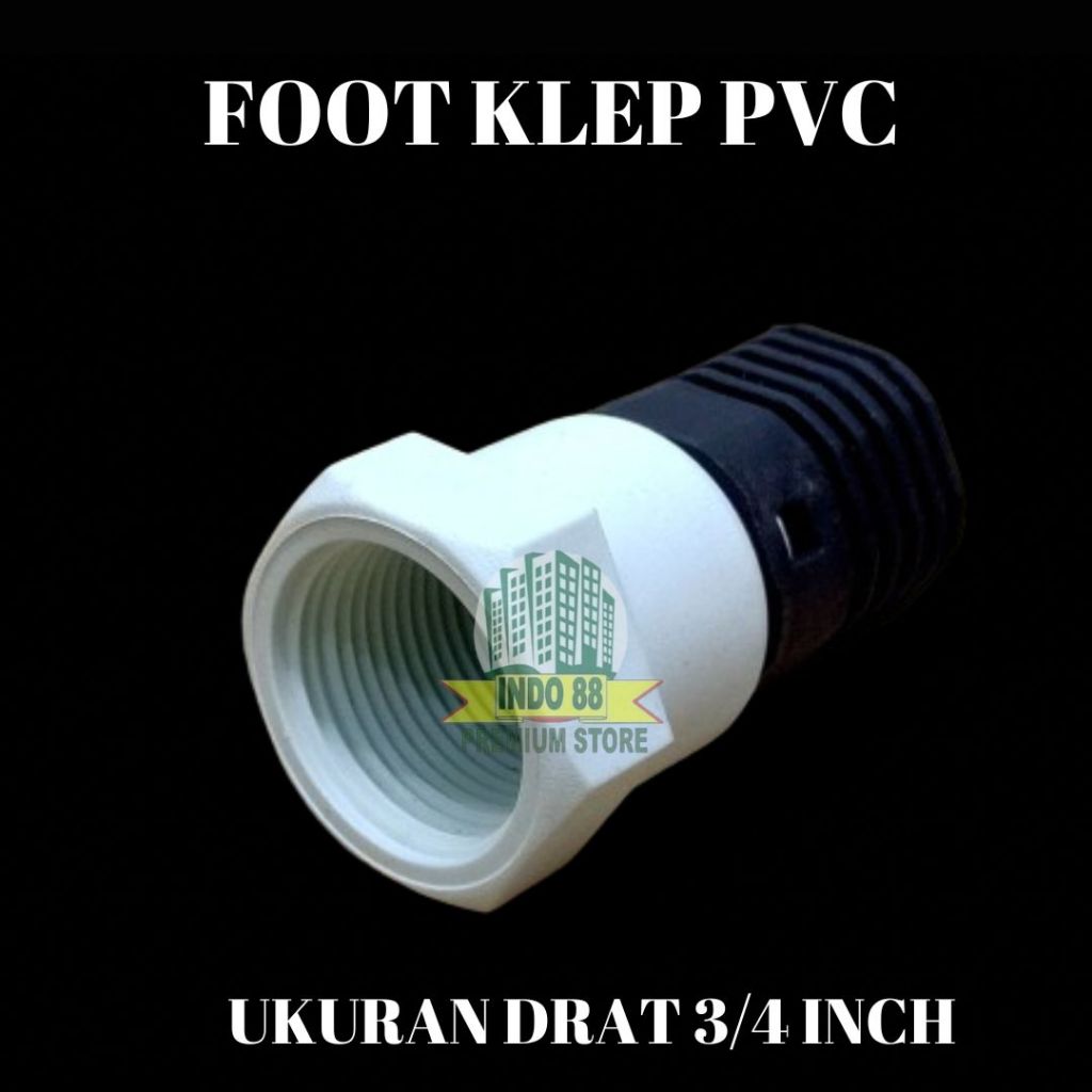 3/4 INCH PVC FOOT VALVE / PVC PIPE FOOT VALVE Strainer | Shopee Malaysia