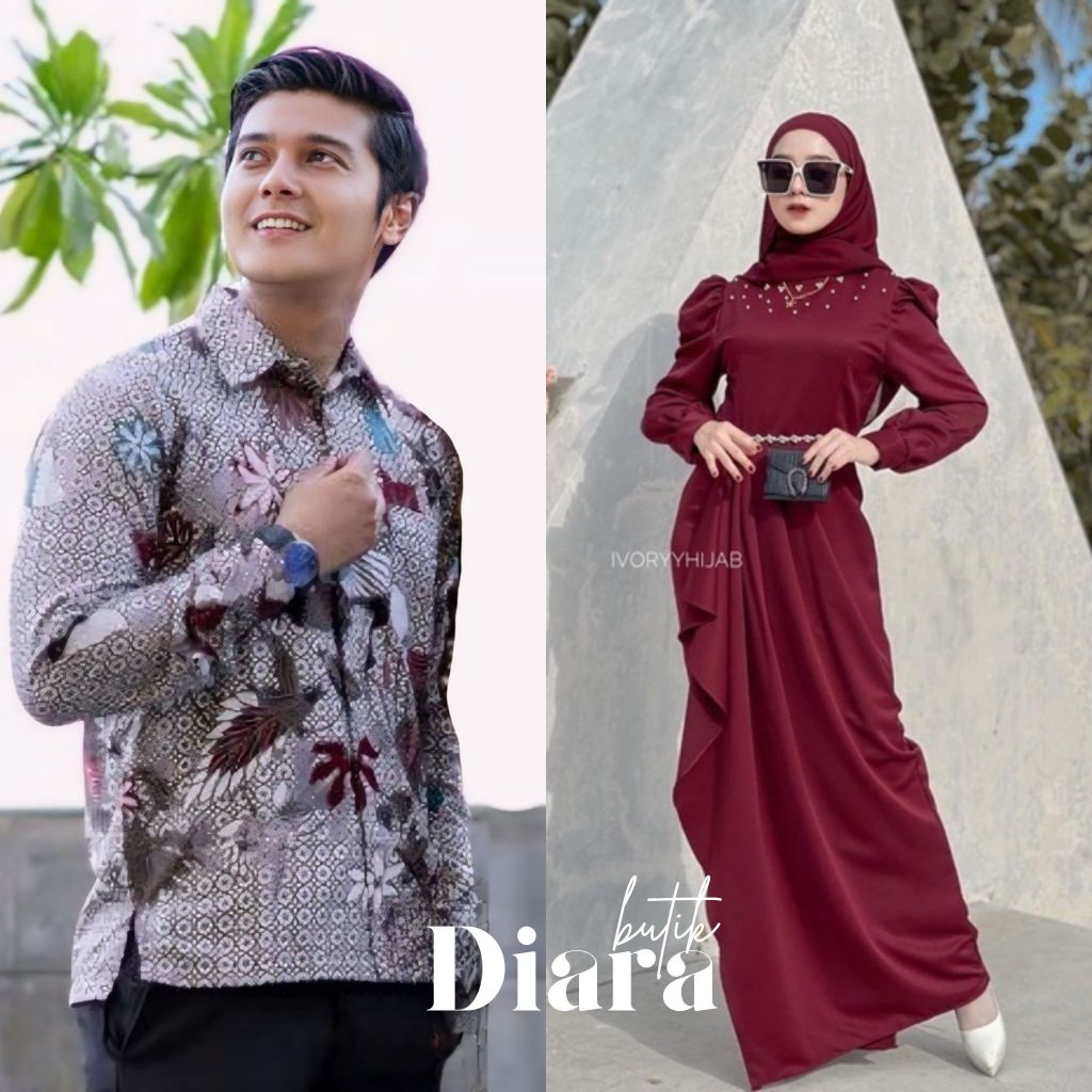 KEMEJA Jumbo READY - MAROON SERIES/DRESS SATIN Tille SILK POLOS ...
