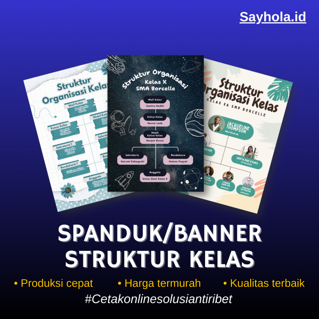 Print class organization structure banners | Shopee Malaysia