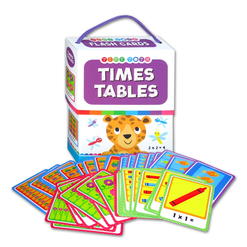 Times Tables Tiny Tots Flash Cards (40 Large Flash Cards) [Igloo Books ...