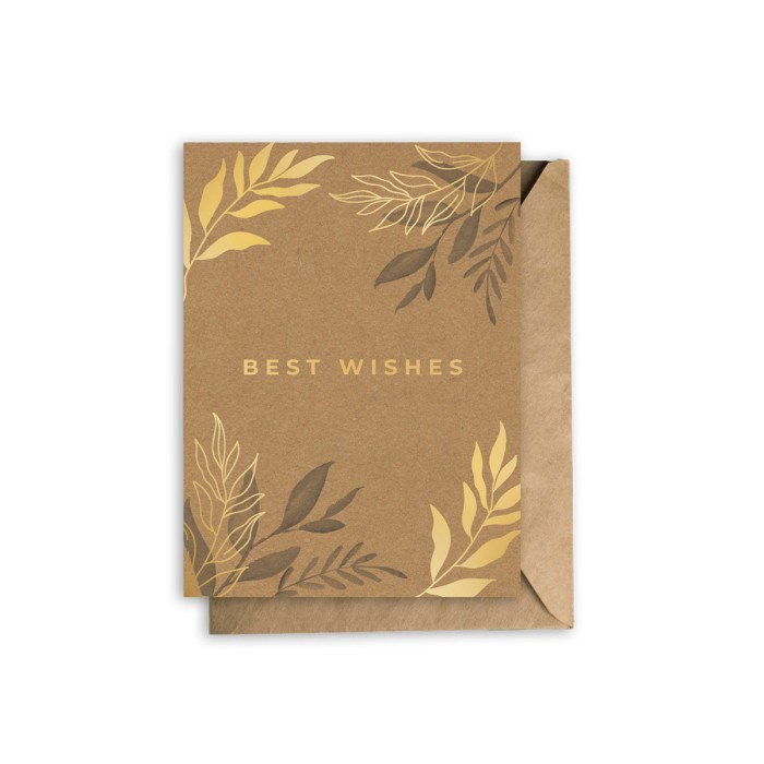 Vintage Wishes BW Black Birthday Card Harvest Greeting Card | Shopee ...