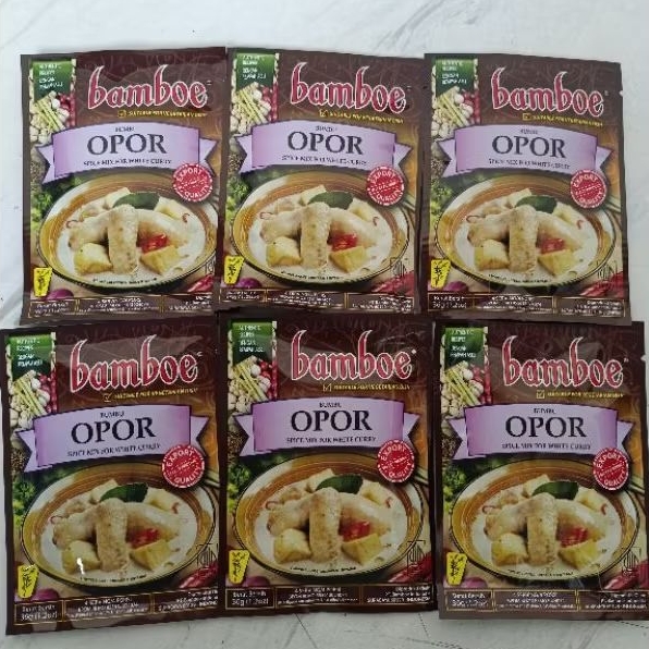 Bamboe Instant Chicken OPOR Seasoning 36GRAM Pack | Shopee Malaysia
