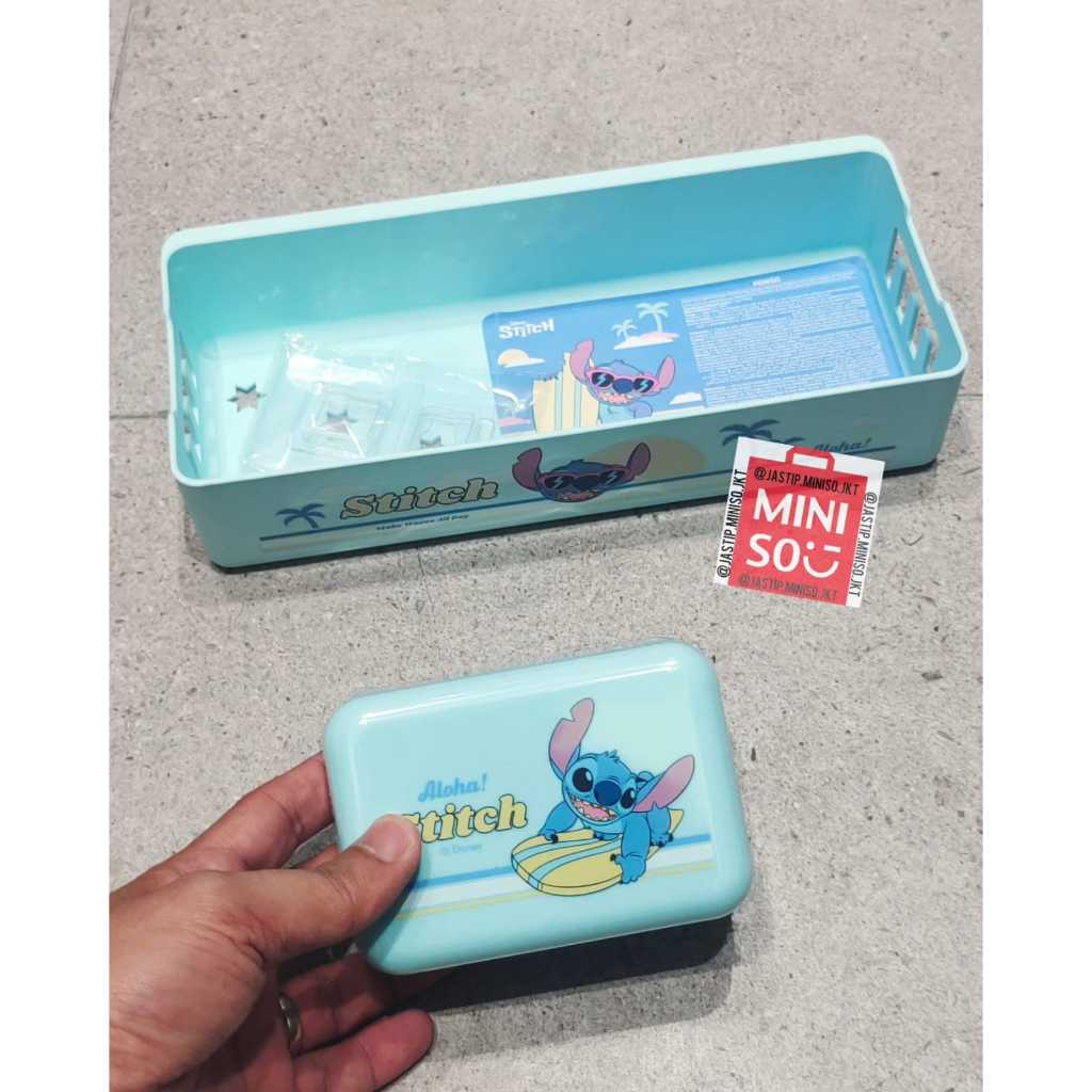 Miniso Bathroom Soap Holder / Hanging Rack STITCH Collection | Shopee ...