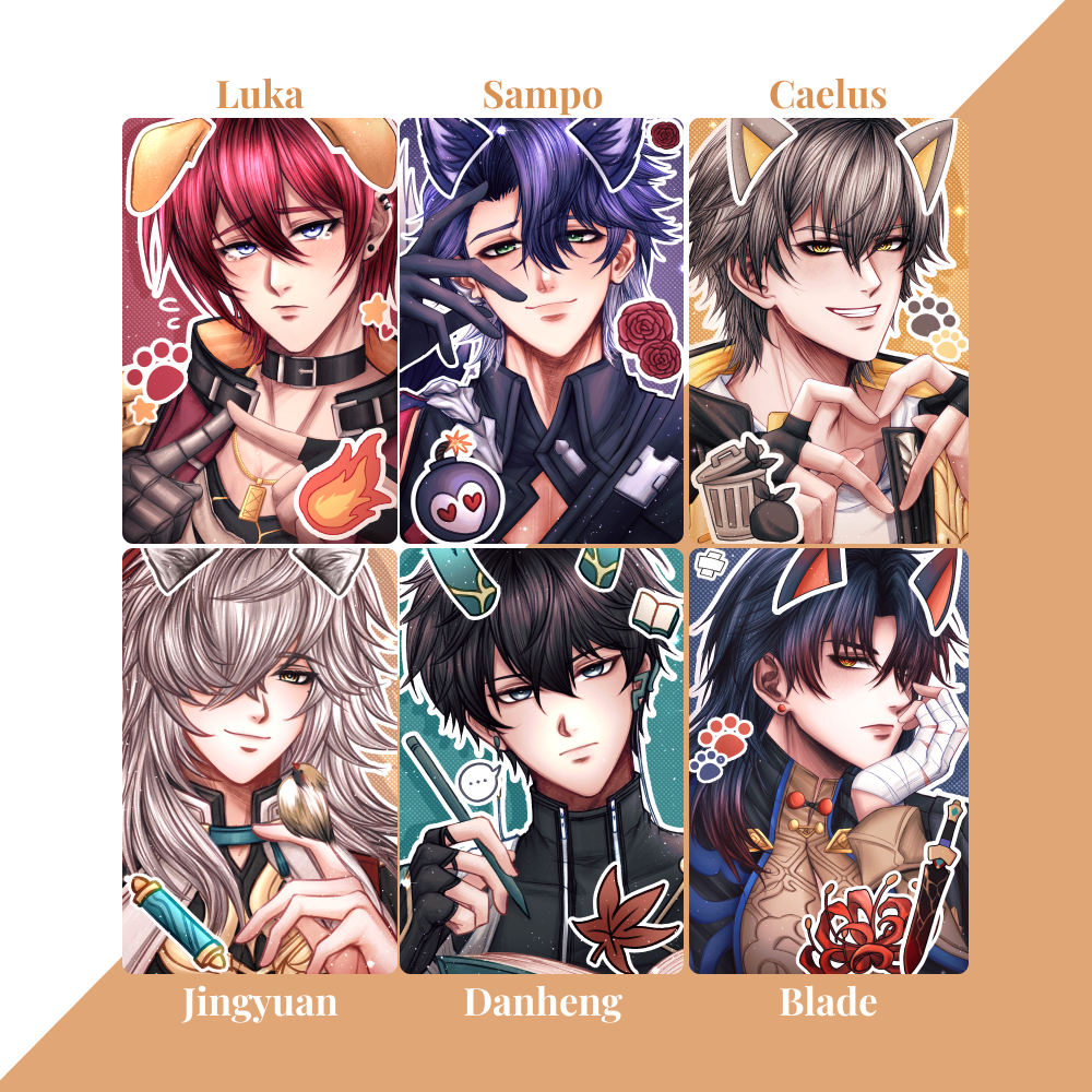 SAMPO Honkai Star Rail Photocard - Wound, Shampoo, Caelus, Jingyuan ...