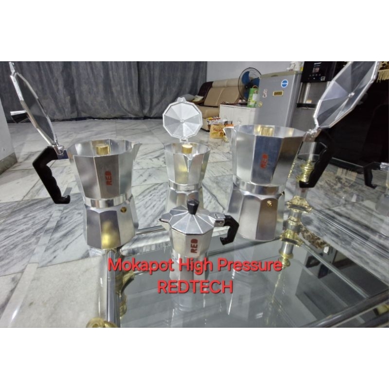 MESIN Upgrade moka pot REDTECH HIGH PRESSURE HIGH PRESSURE HIGH ...