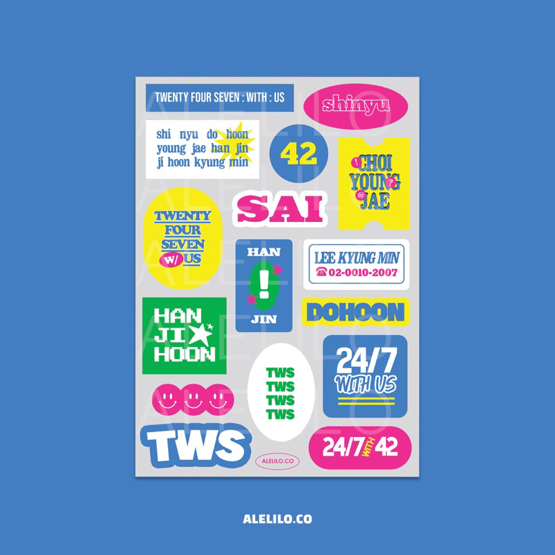 TWS STICKER SET | Shopee Malaysia
