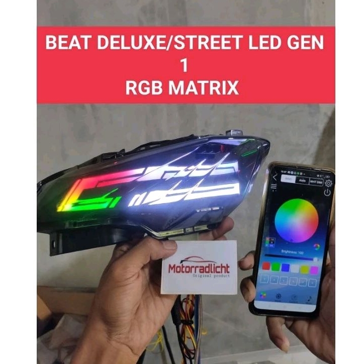 Lazy beat deluxe/LED GEN 1 stop lamp 2020-2024 ||Rgb MATRIX | Shopee ...