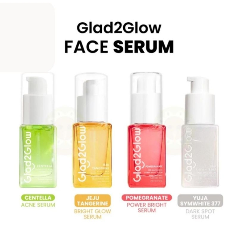 Glad2glow ALL VARIAN SERUM SERIES Face SERUM 17ML | Shopee Malaysia