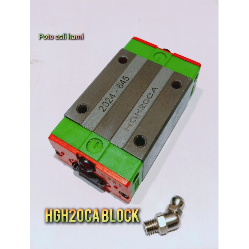 Hgh20ca BLOCK Suitable For HGR20 rail linear guide | Shopee Malaysia