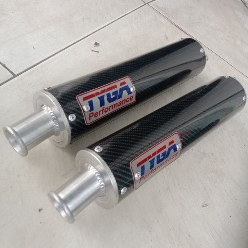 Canister TYGA Exhaust Ninja RR Fiz R muffler Kawasaki 2 stroke | Shopee ...