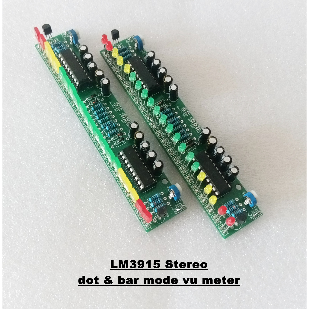 Stereo Module LM3915 VU Meter 21 led V.2 | Shopee Malaysia