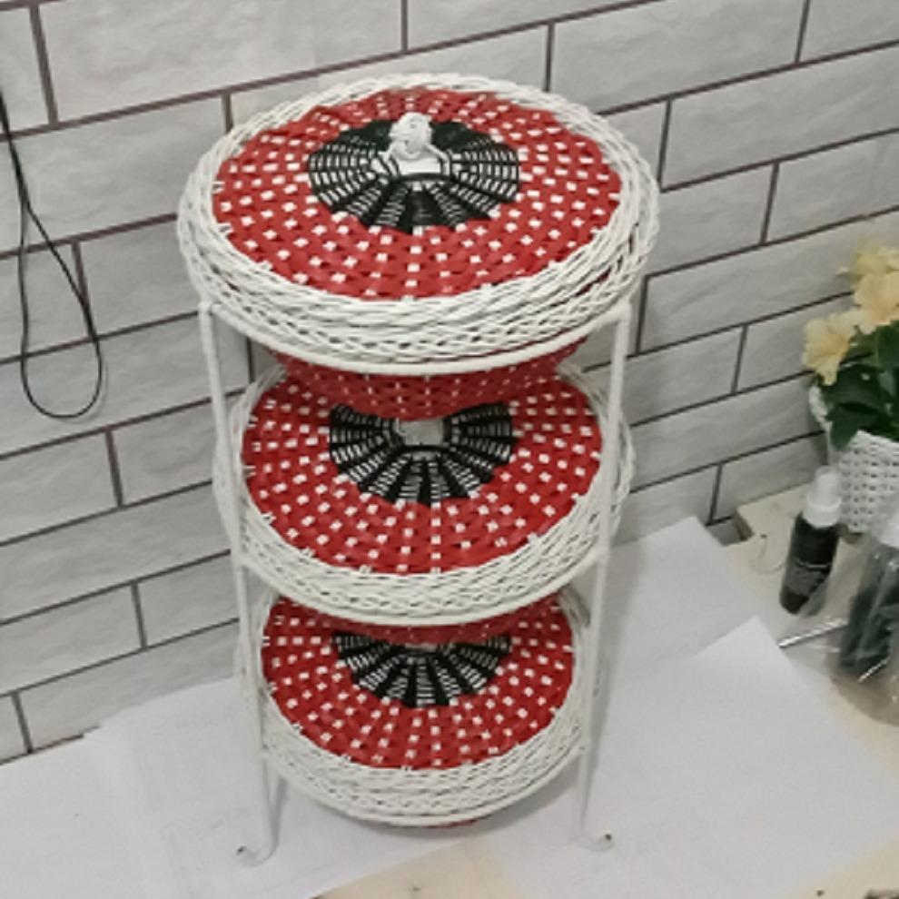 3 tier shelves + multi-purpose shelf lid ONION RACK 3 tier shelves IRON ...