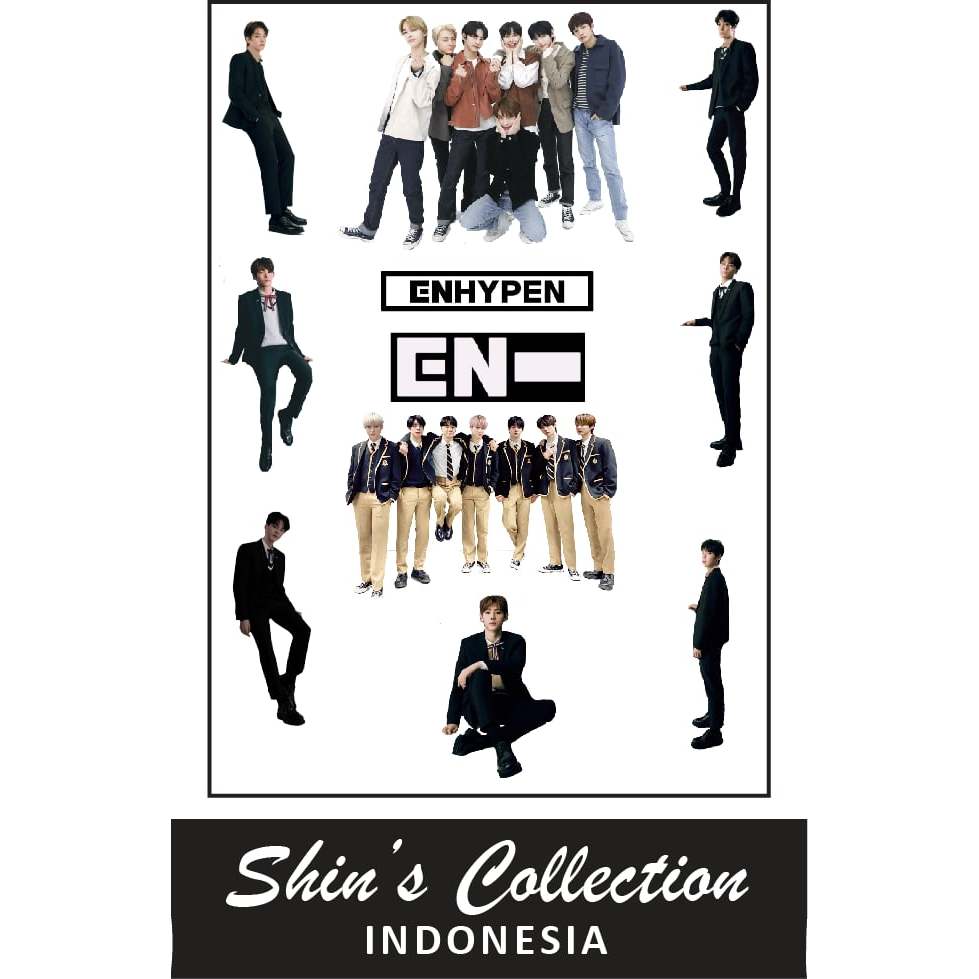 Enhypen kpop Sticker Sticker 1pc | Shopee Malaysia