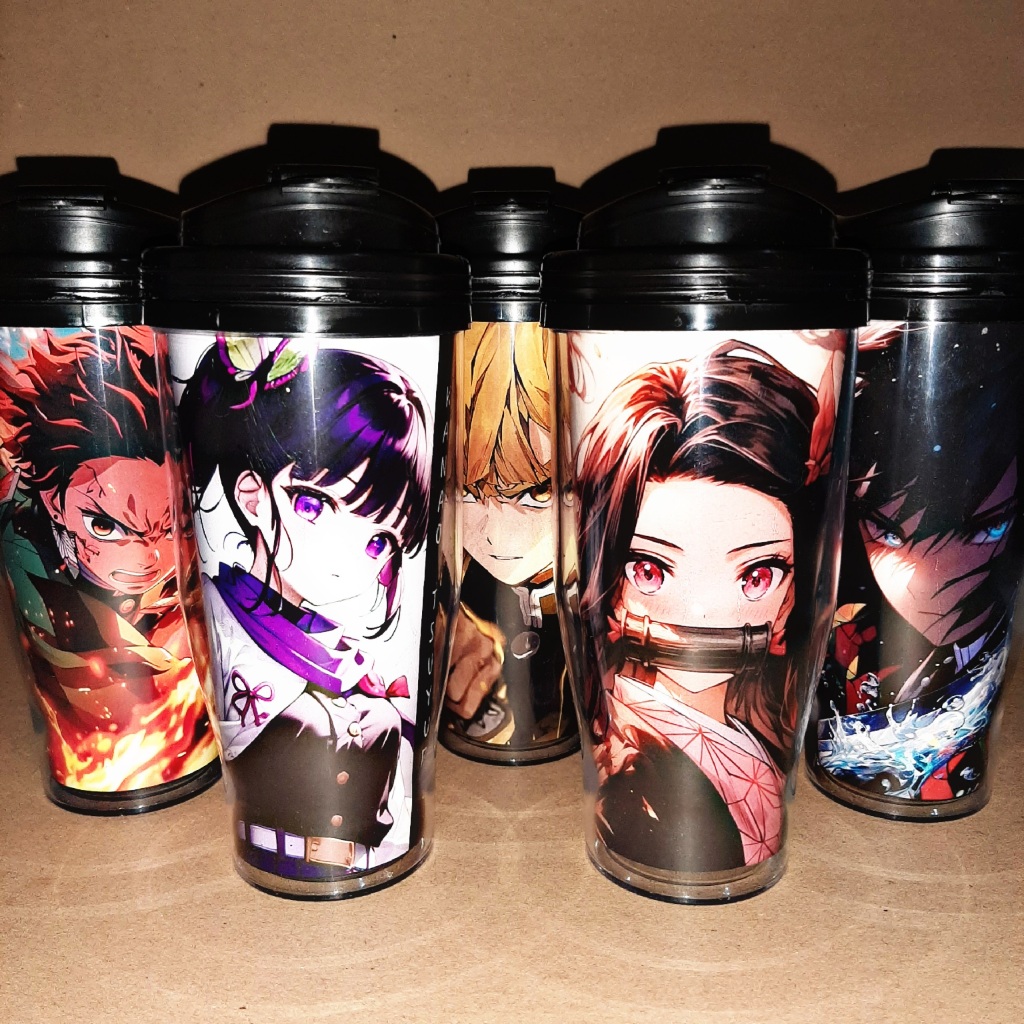 Kimetsu No Yaiba Anime Drink Bottle Demon slayer Tumbler Kimetsu No ...